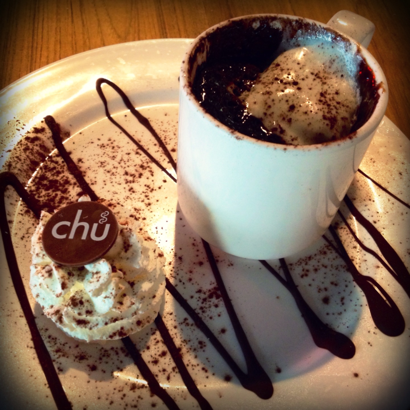 2024Chu Chocolate Bar & Cafe (Asoke)美食餐厅,Hot chocolate cake, super d ...