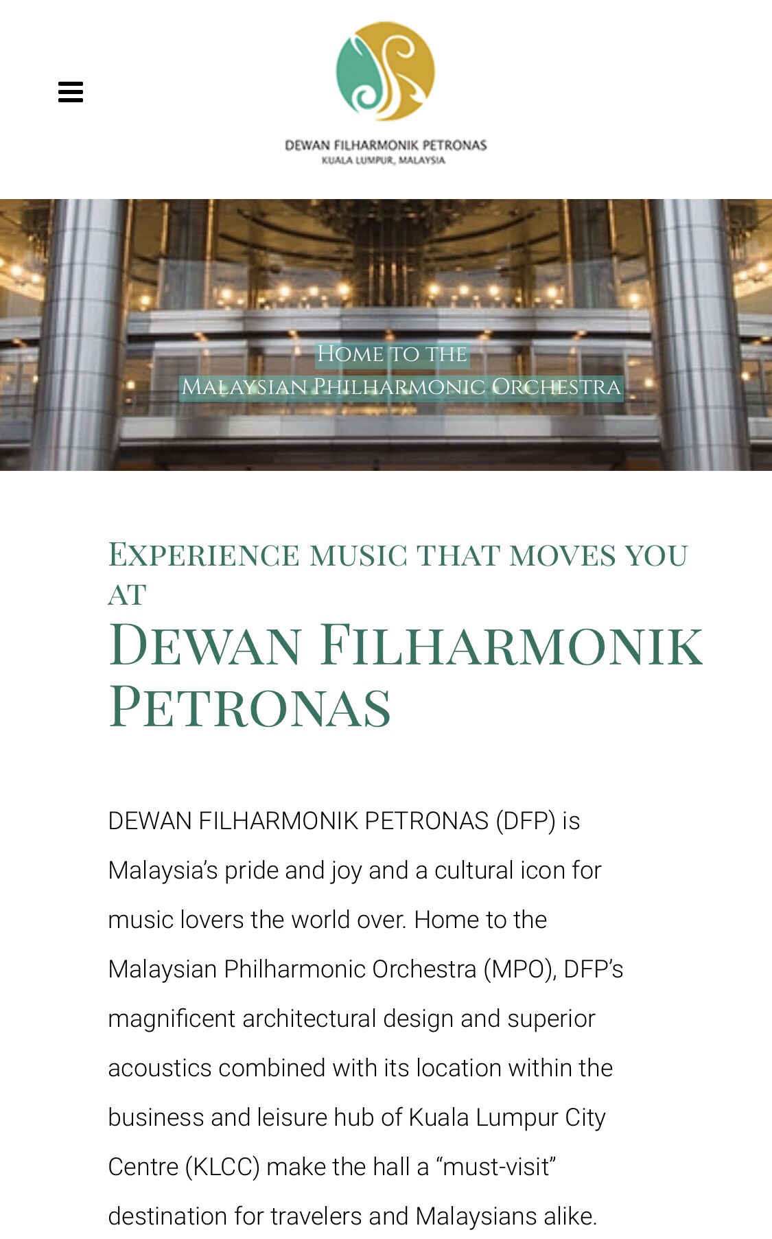 2025国油管弦乐厅玩乐攻略,Dewan Filharmonik Petronas...【去哪儿攻略】